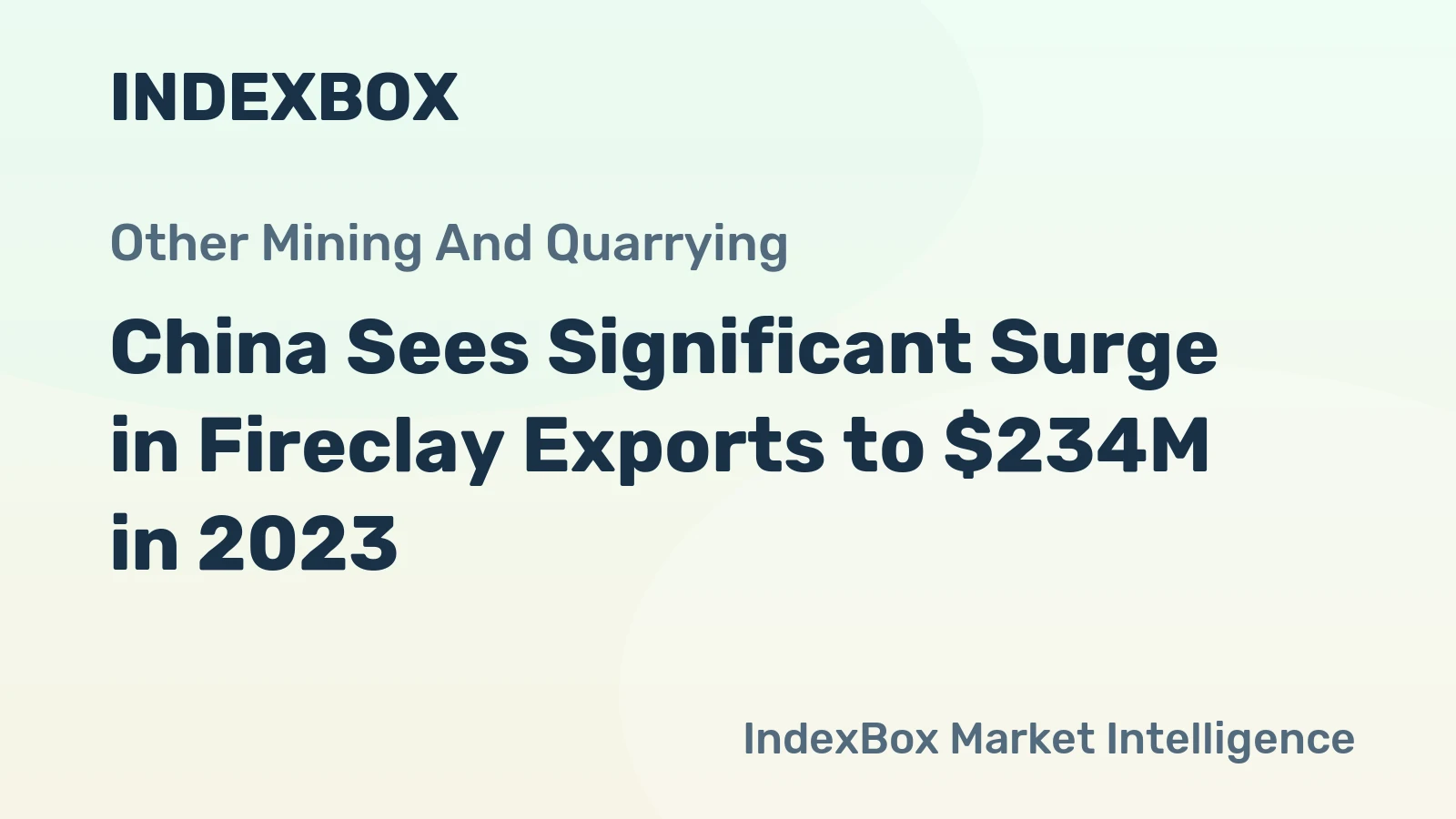 China Sees Significant Surge in Fireclay Exports to $234M in 2023