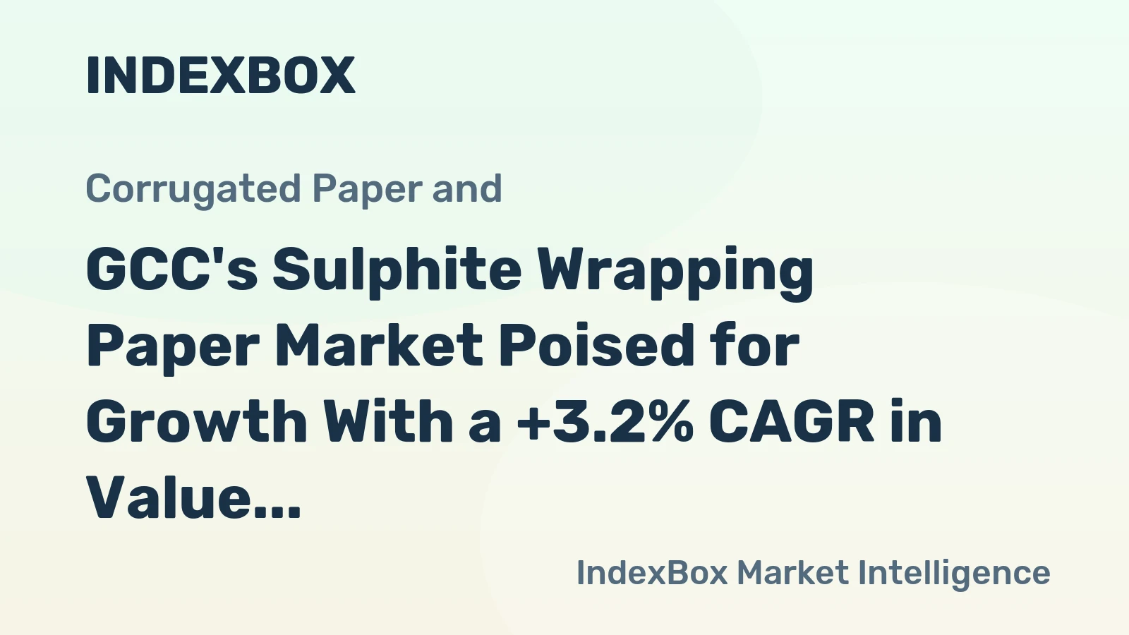 GCC's Sulphite Wrapping Paper Market Poised for Growth With a +3.2% CAGR in Value