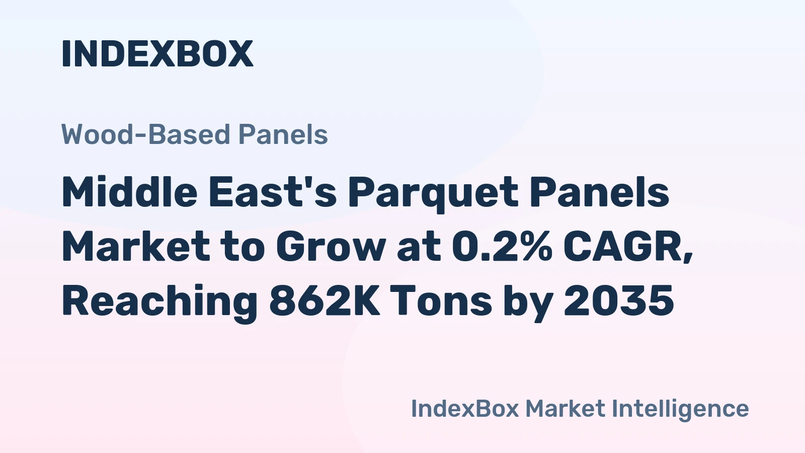 Middle East's Parquet Panels Market to Grow at 0.2% CAGR, Reaching 862K Tons by 2035