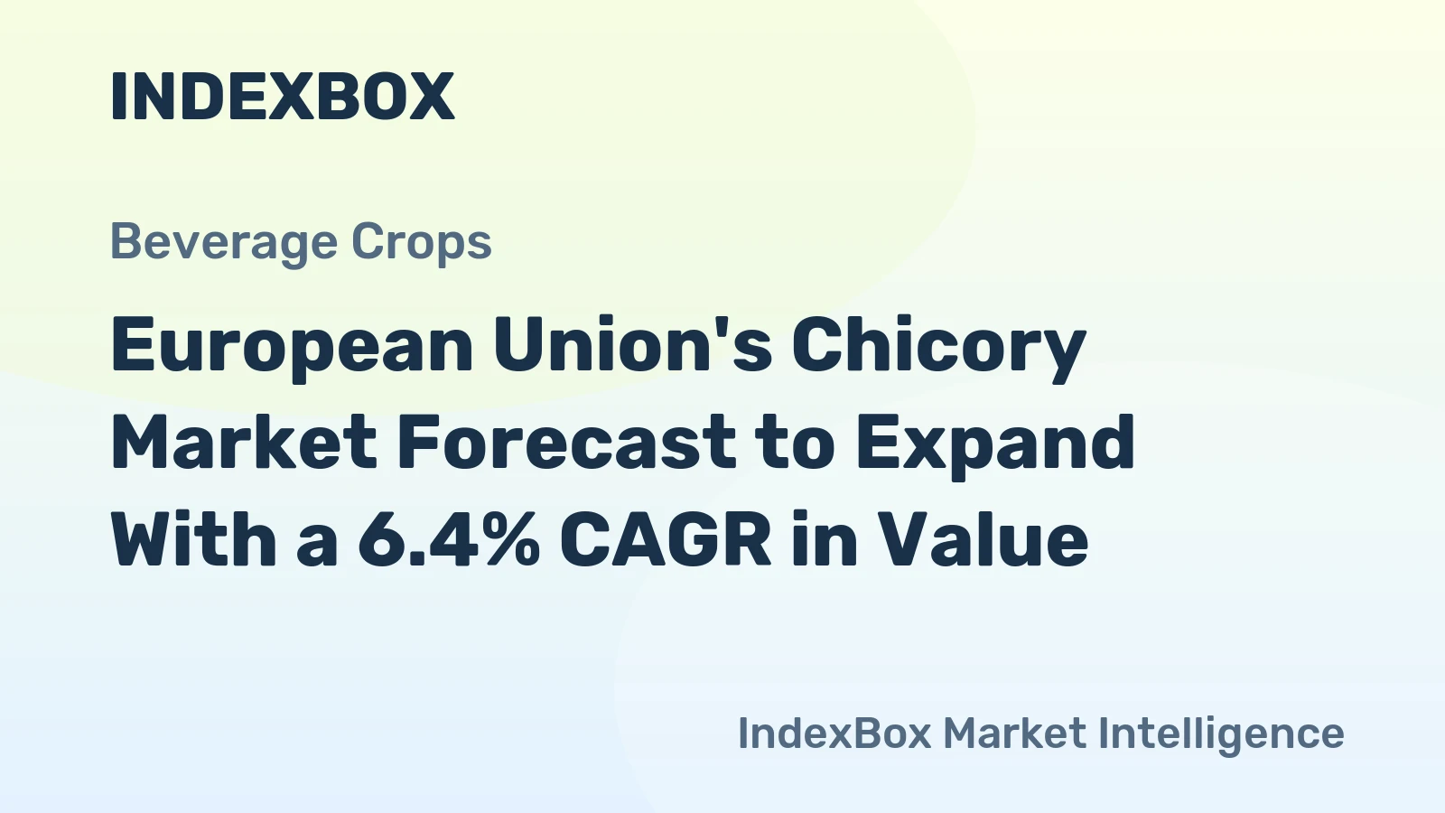European Union's Chicory Market Forecast to Expand With a 6.4% CAGR in Value