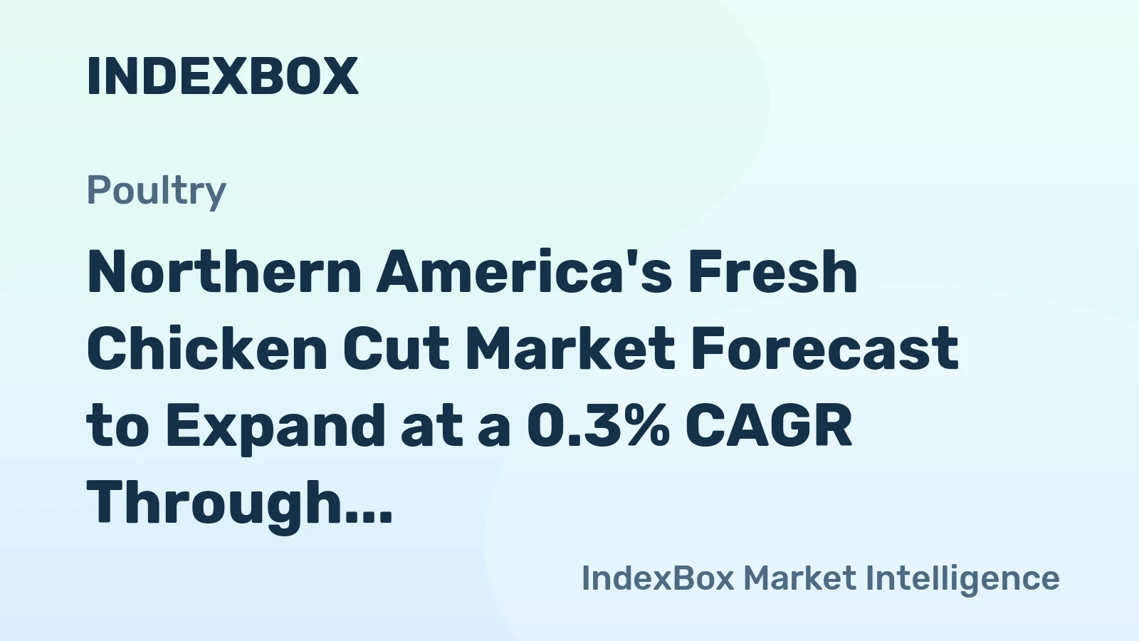 Northern America's Fresh Chicken Cut Market Forecast to Expand at a 0.3% CAGR Through 2035