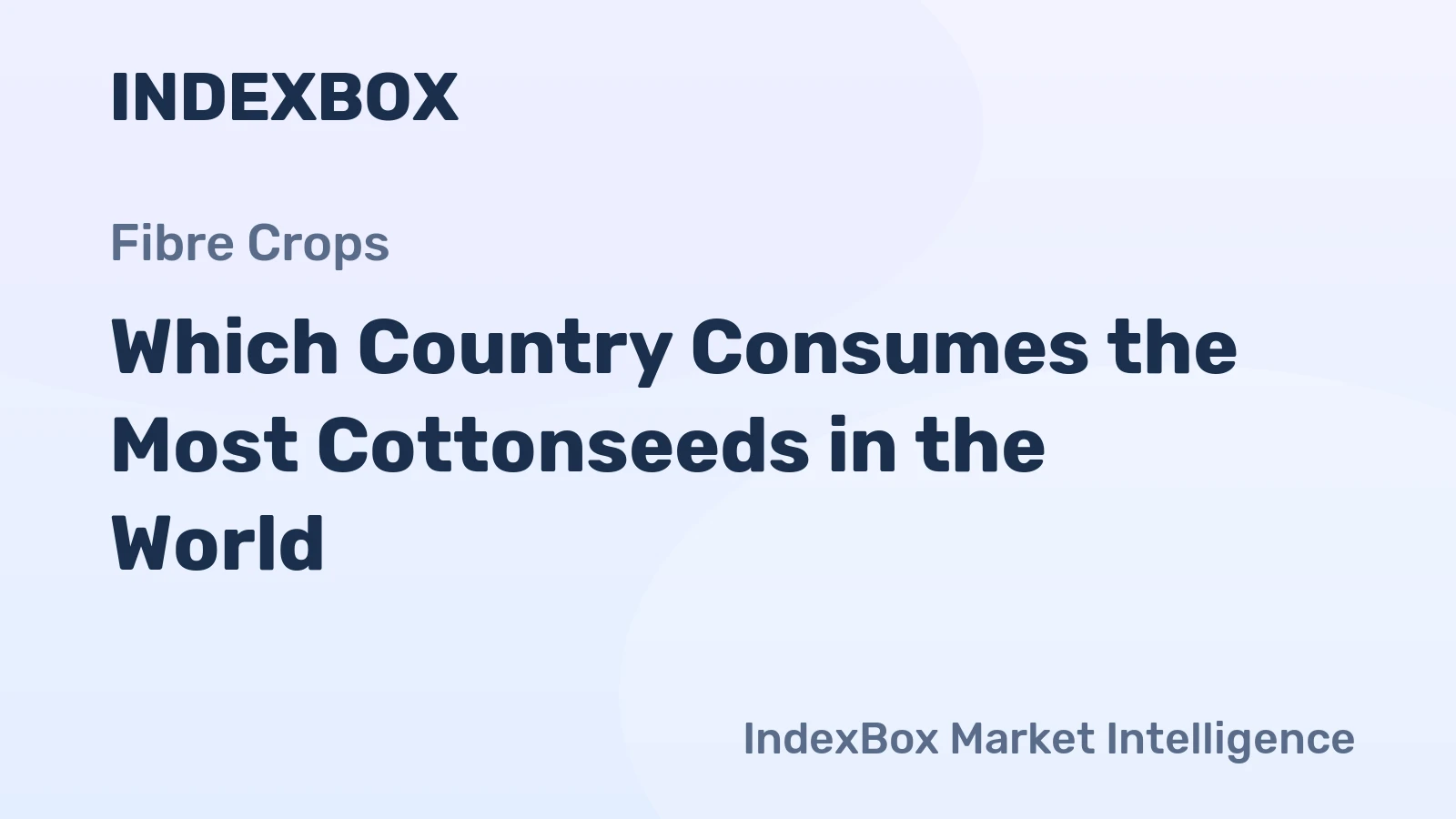 Which Country Consumes the Most Cottonseeds in the World?