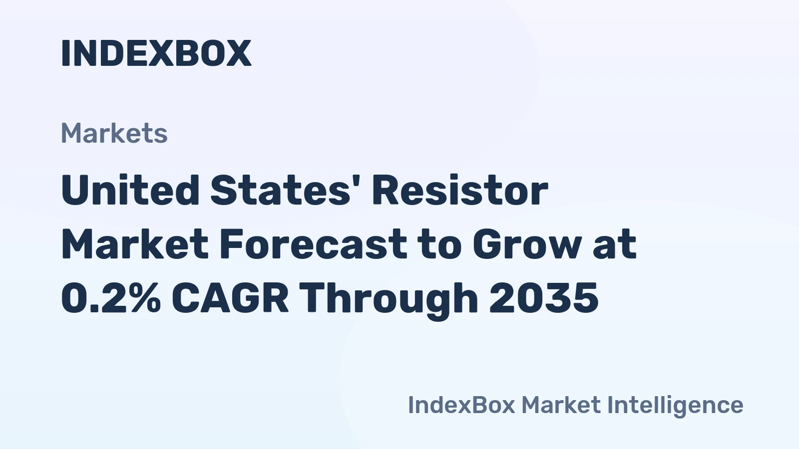 United States' Resistor Market Forecast to Grow at 0.2% CAGR Through 2035