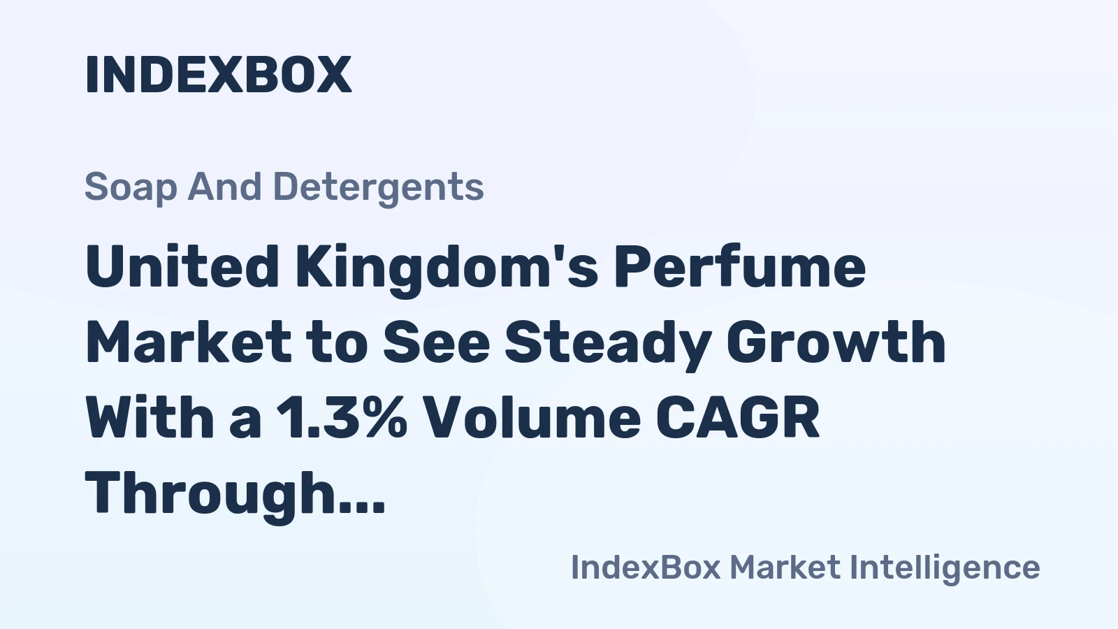 United Kingdom's Perfume Market to See Steady Growth With a 1.3% Volume CAGR Through 2035