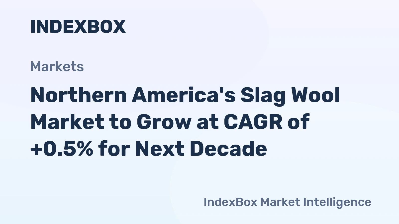 Northern America's Slag Wool Market to Grow at CAGR of +0.5% for Next Decade