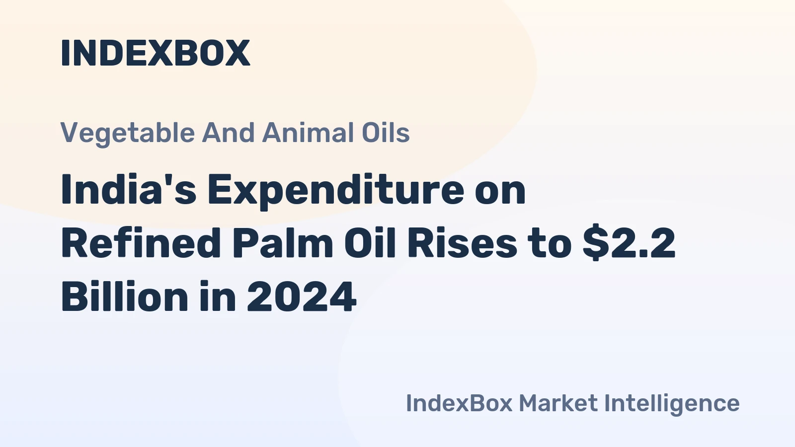 India's Expenditure on Refined Palm Oil Rises to $2.2 Billion in 2024