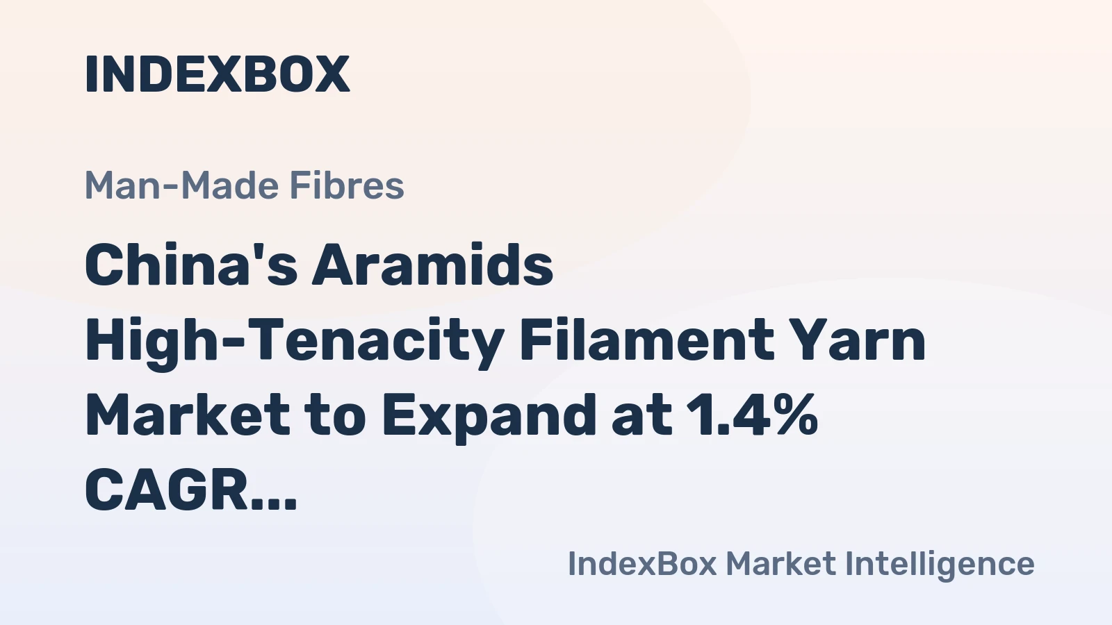 China's Aramids High-Tenacity Filament Yarn Market to Expand at 1.4% CAGR, Reaching 82K Tons by 2035