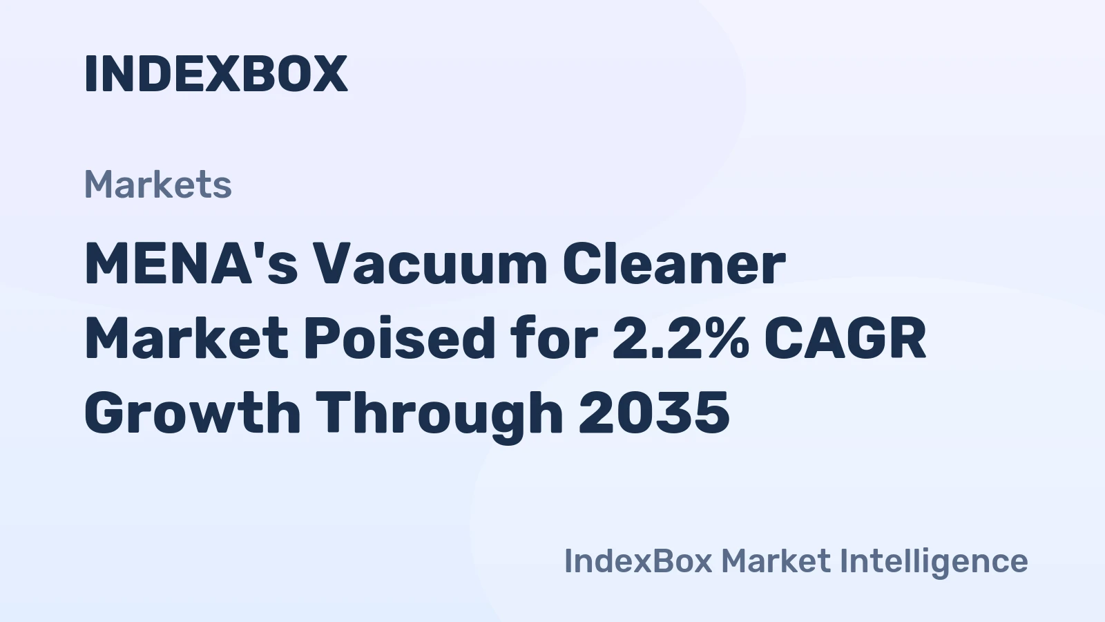 MENA's Vacuum Cleaner Market Poised for 2.2% CAGR Growth Through 2035