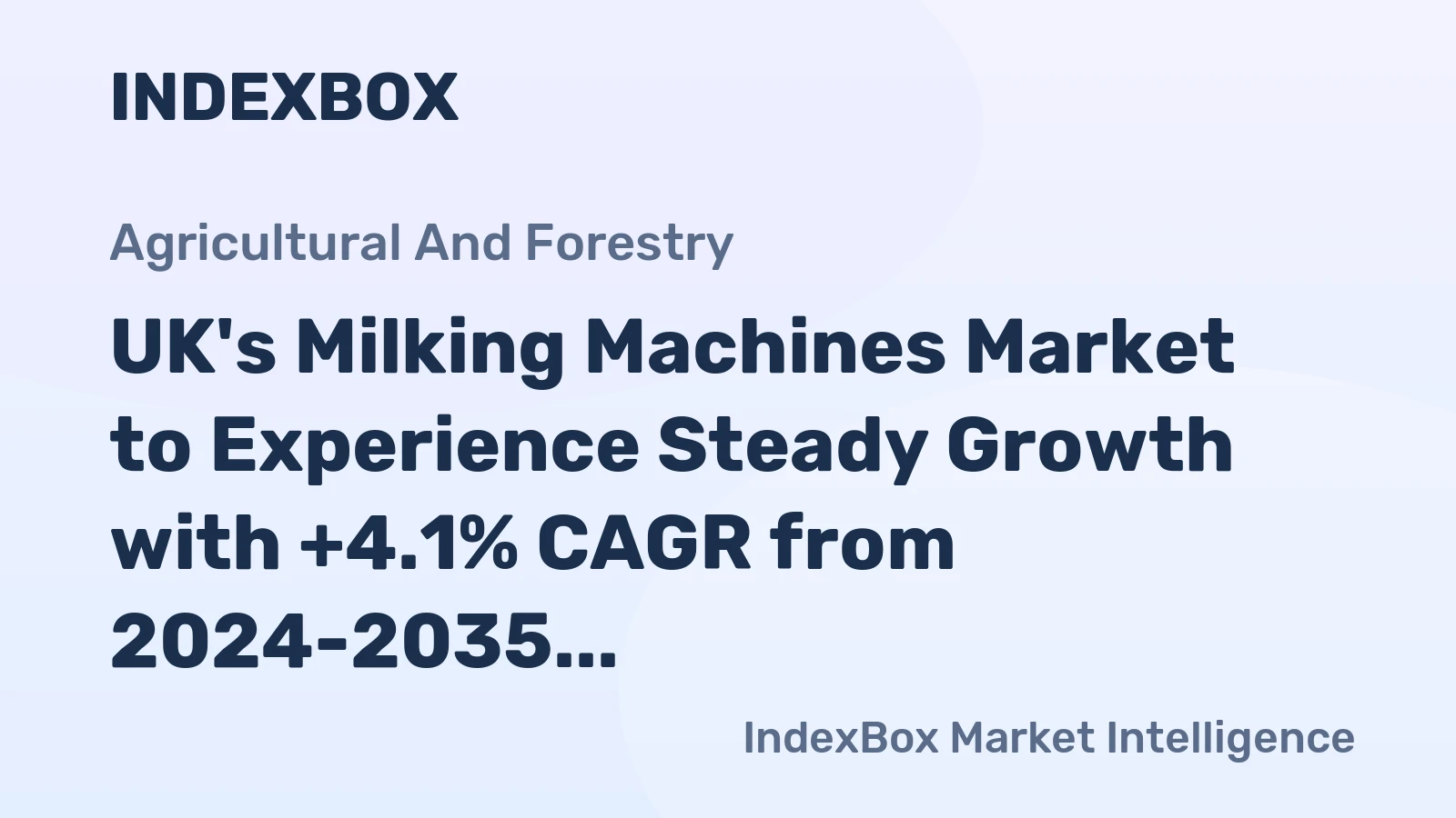 UK's Milking Machines Market to Experience Steady Growth with +4.1% CAGR from 2024-2035