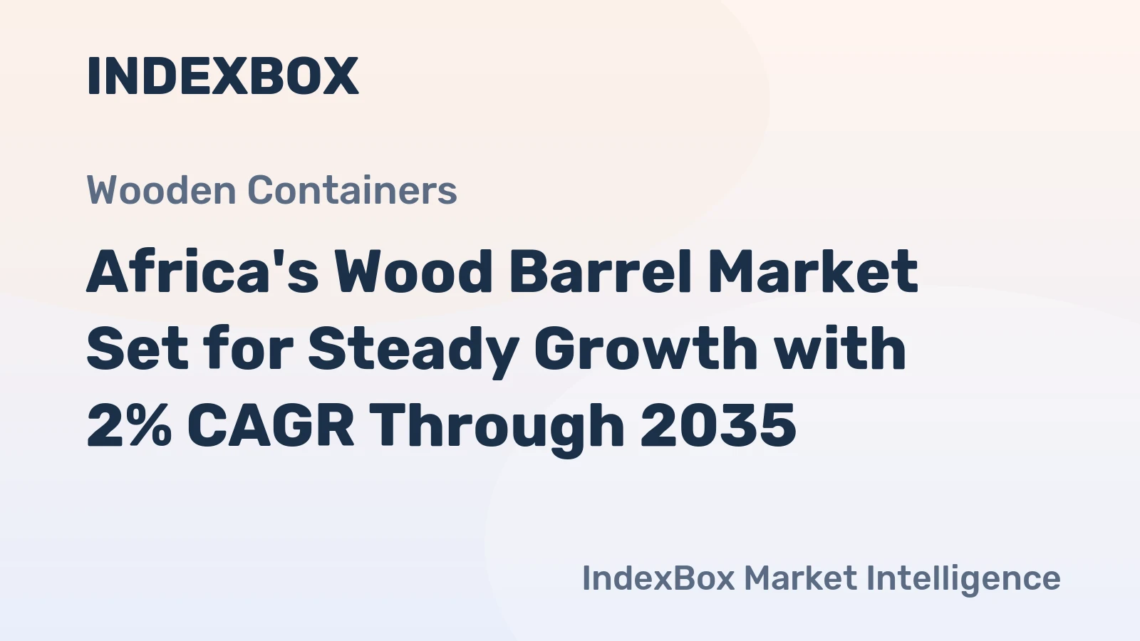 Africa's Wood Barrel Market Set for Steady Growth with 2% CAGR Through 2035