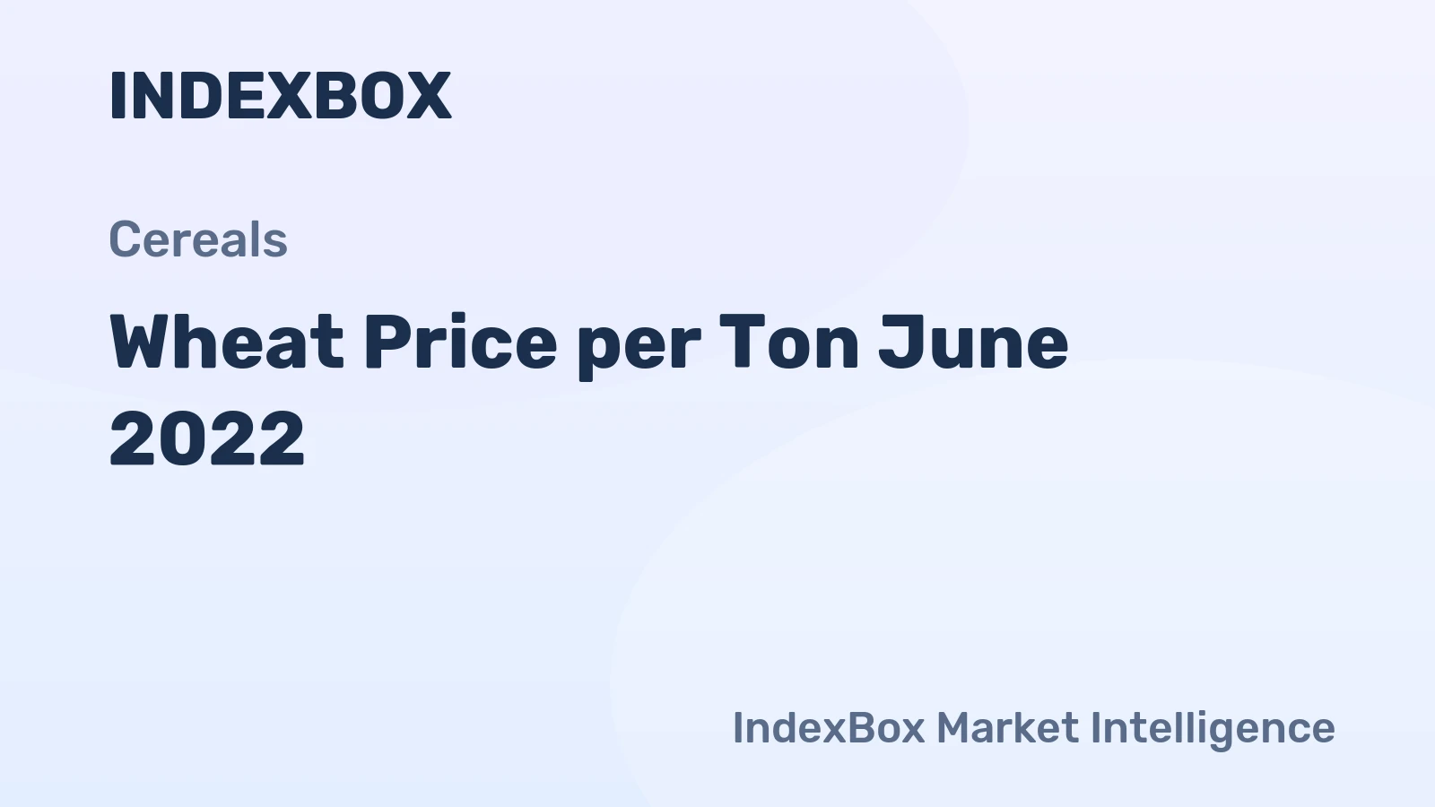 Wheat Price per Ton June 2022