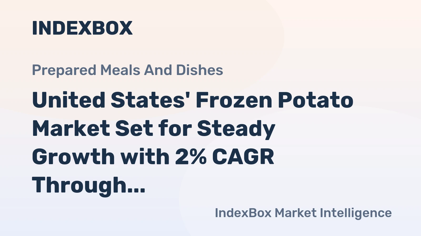 United States' Frozen Potato Market Set for Steady Growth with 2% CAGR Through 2035