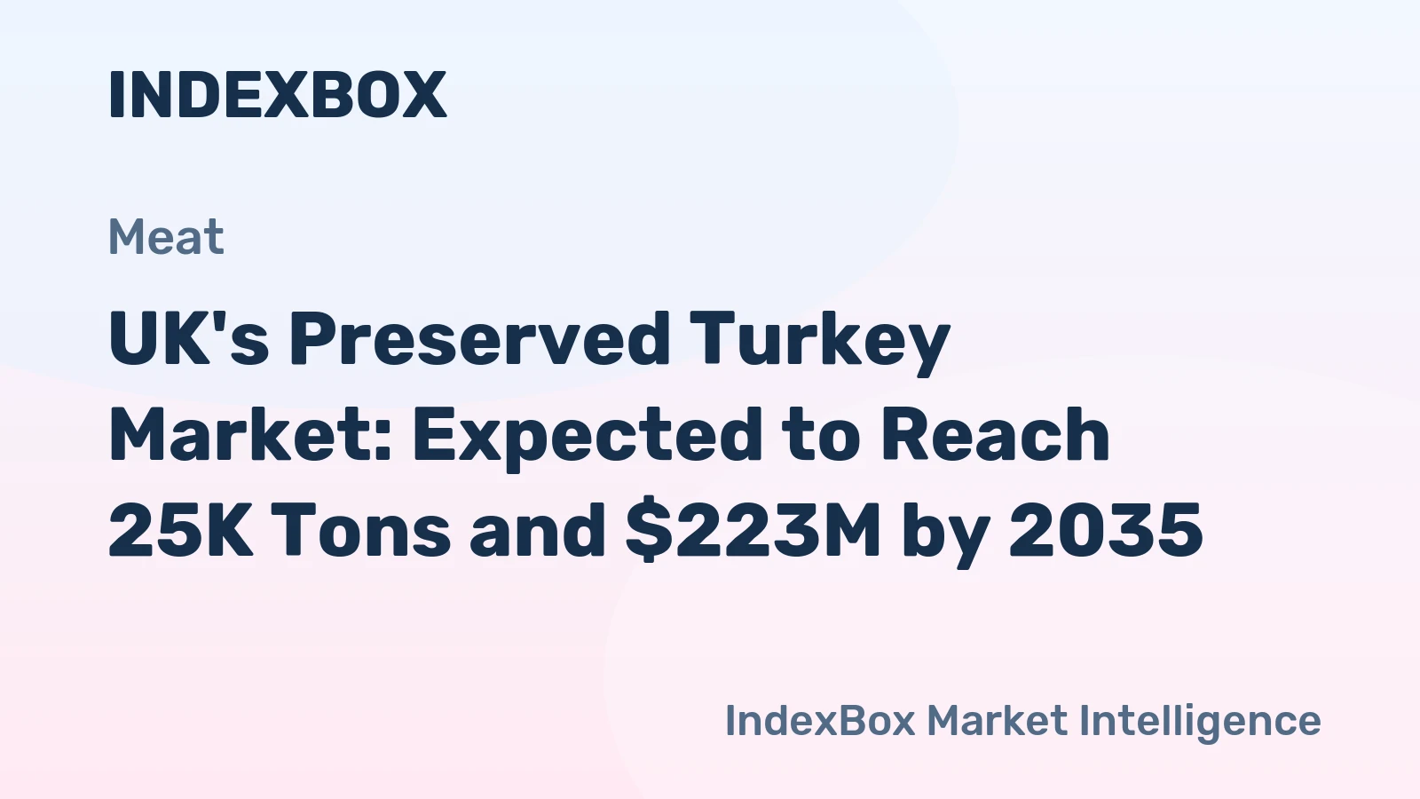 UK's Preserved Turkey Market: Expected to Reach 25K Tons and $223M by 2035