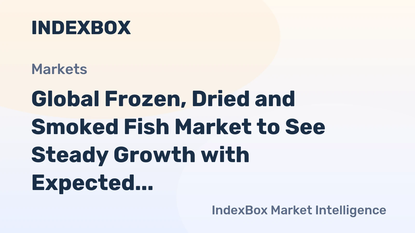 Global Frozen, Dried and Smoked Fish Market to See Steady Growth with Expected CAGR of +1.1% from 2024 to 2035