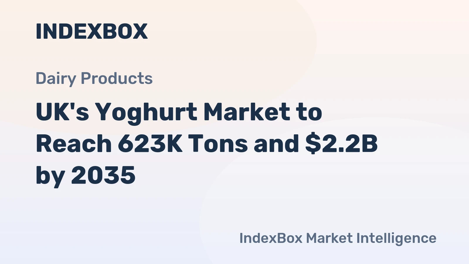 UK's Yoghurt Market to Reach 623K Tons and $2.2B by 2035