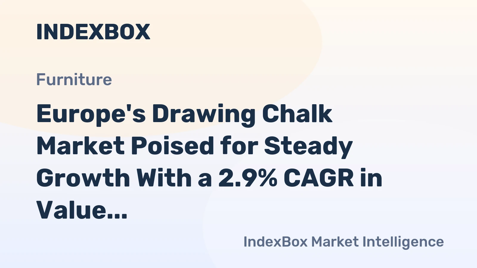 Europe's Drawing Chalk Market Poised for Steady Growth With a 2.9% CAGR in Value Through 2035