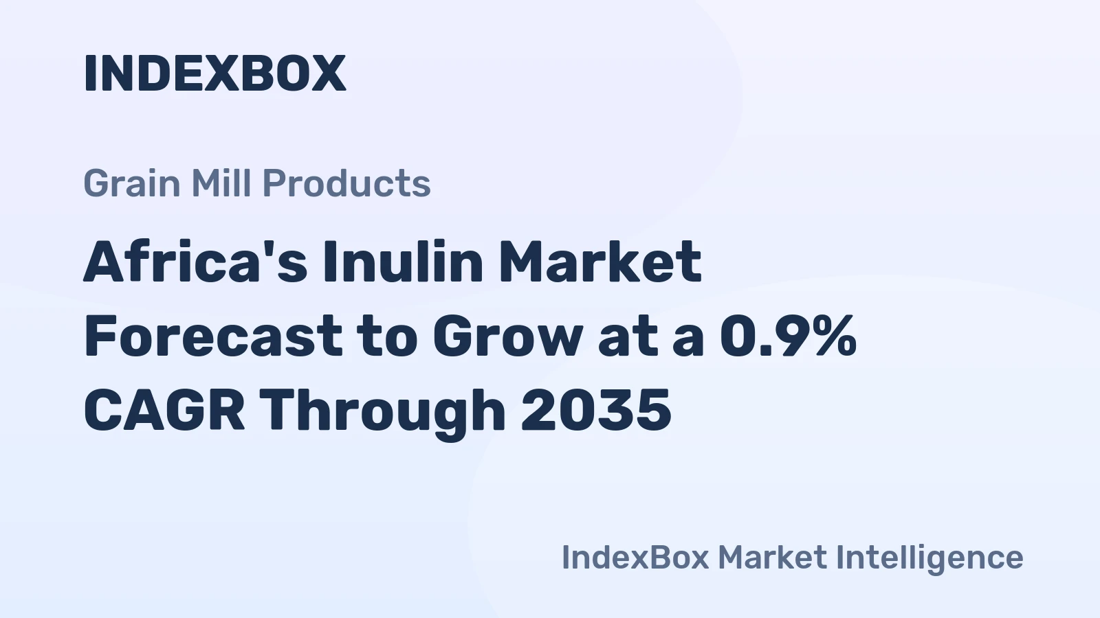 Africa's Inulin Market Forecast to Grow at a 0.9% CAGR Through 2035