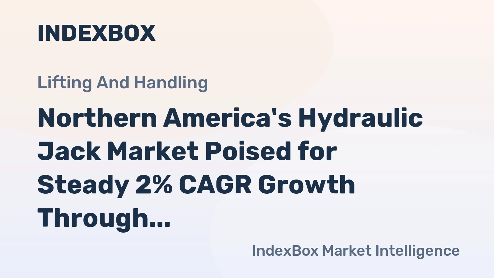 Northern America's Hydraulic Jack Market Poised for Steady 2% CAGR Growth Through 2035