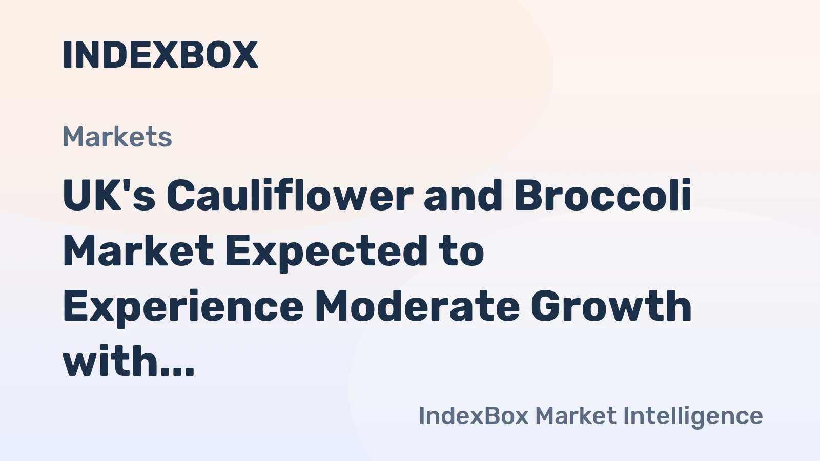 UK's Cauliflower and Broccoli Market Expected to Experience Moderate Growth with CAGR of +1.6% from 2024 to 2035