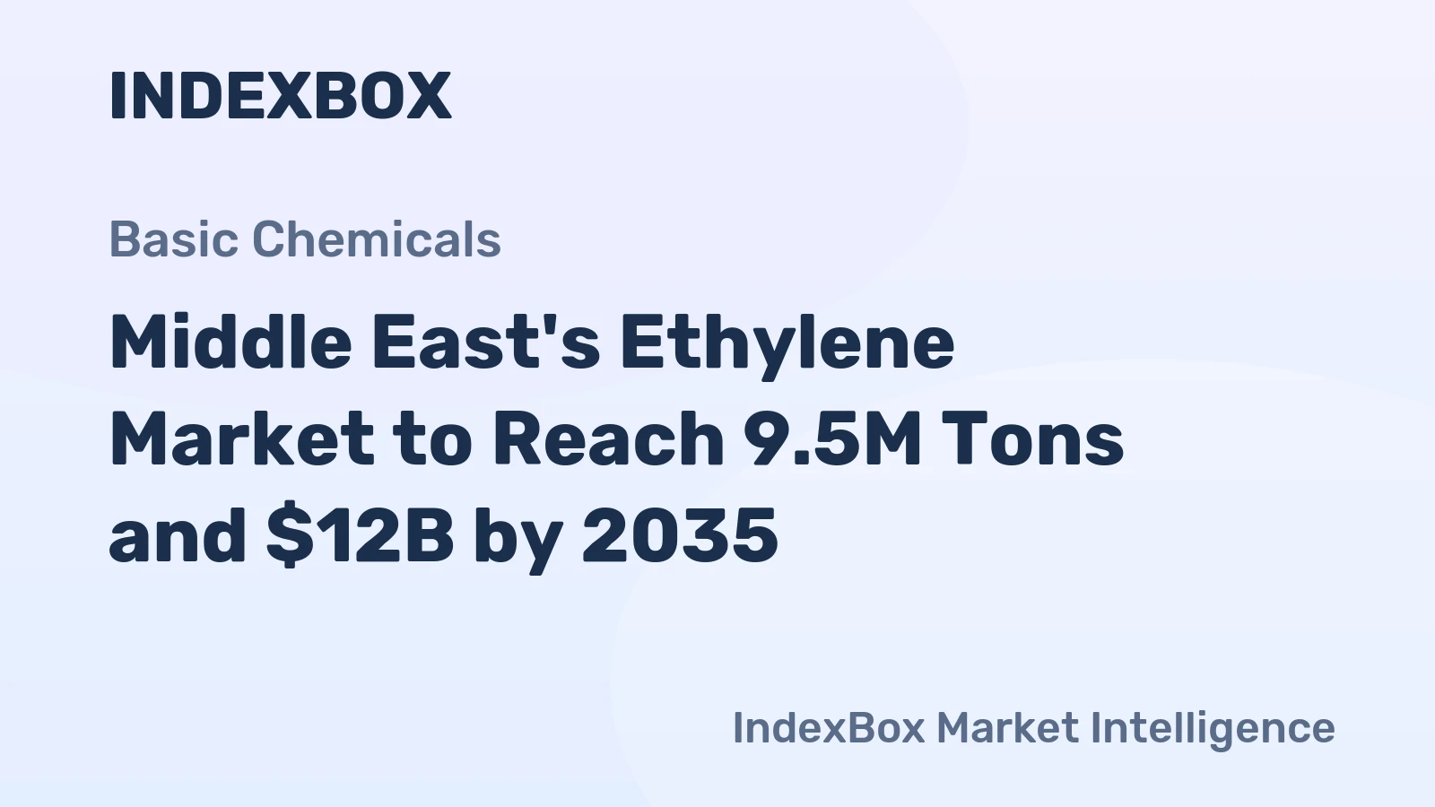 Middle East's Ethylene Market to Reach 9.5M Tons and $12B by 2035