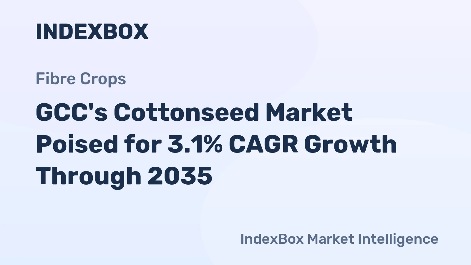 GCC's Cottonseed Market Poised for 3.1% CAGR Growth Through 2035