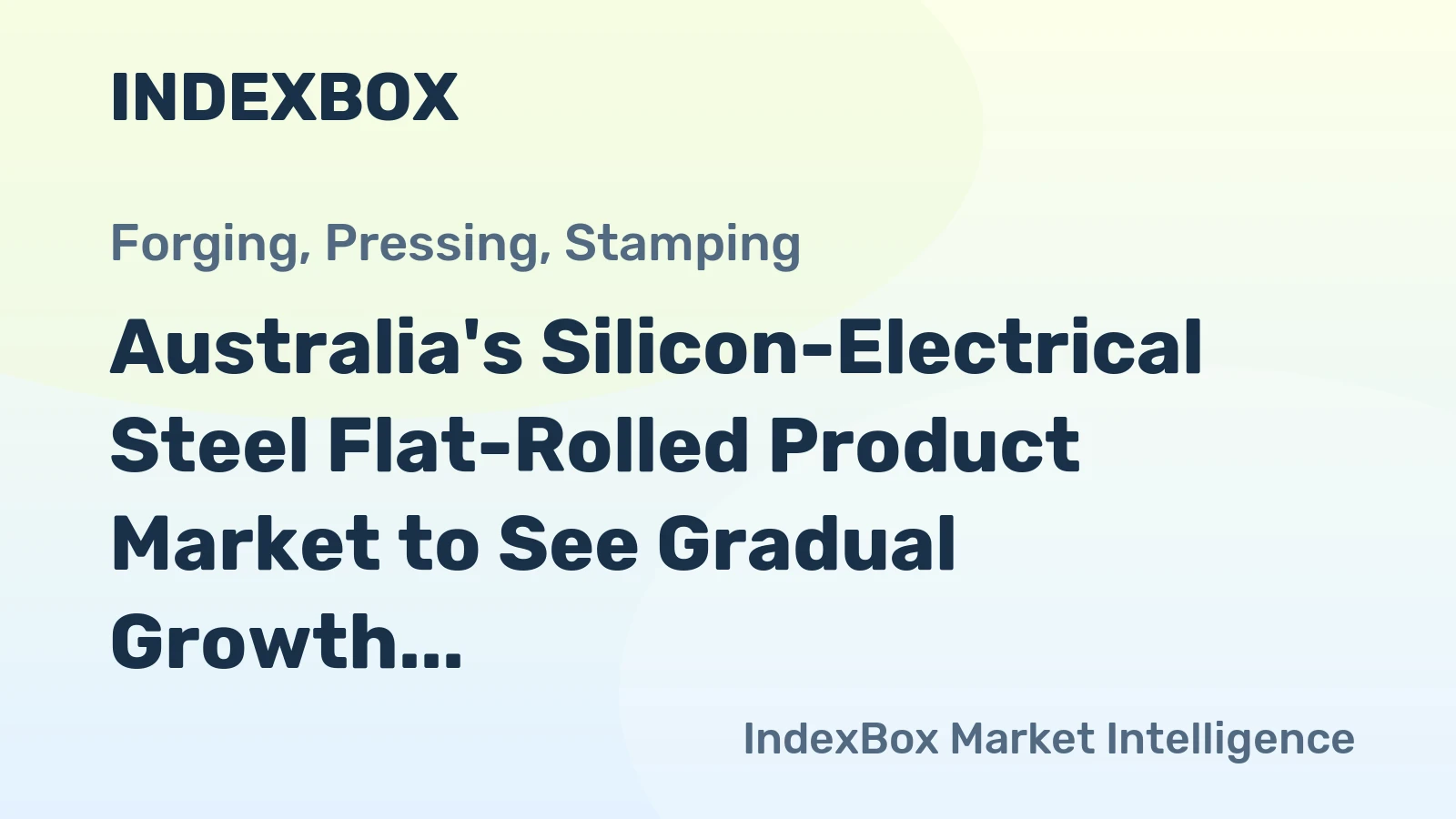 Australia's Silicon-Electrical Steel Flat-Rolled Product Market to See Gradual Growth, Reaching 7.3K Tons and $15M by 2035