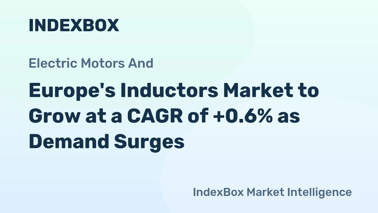 Europe's Inductors Market to Grow at a CAGR of +0.6% as Demand Surges