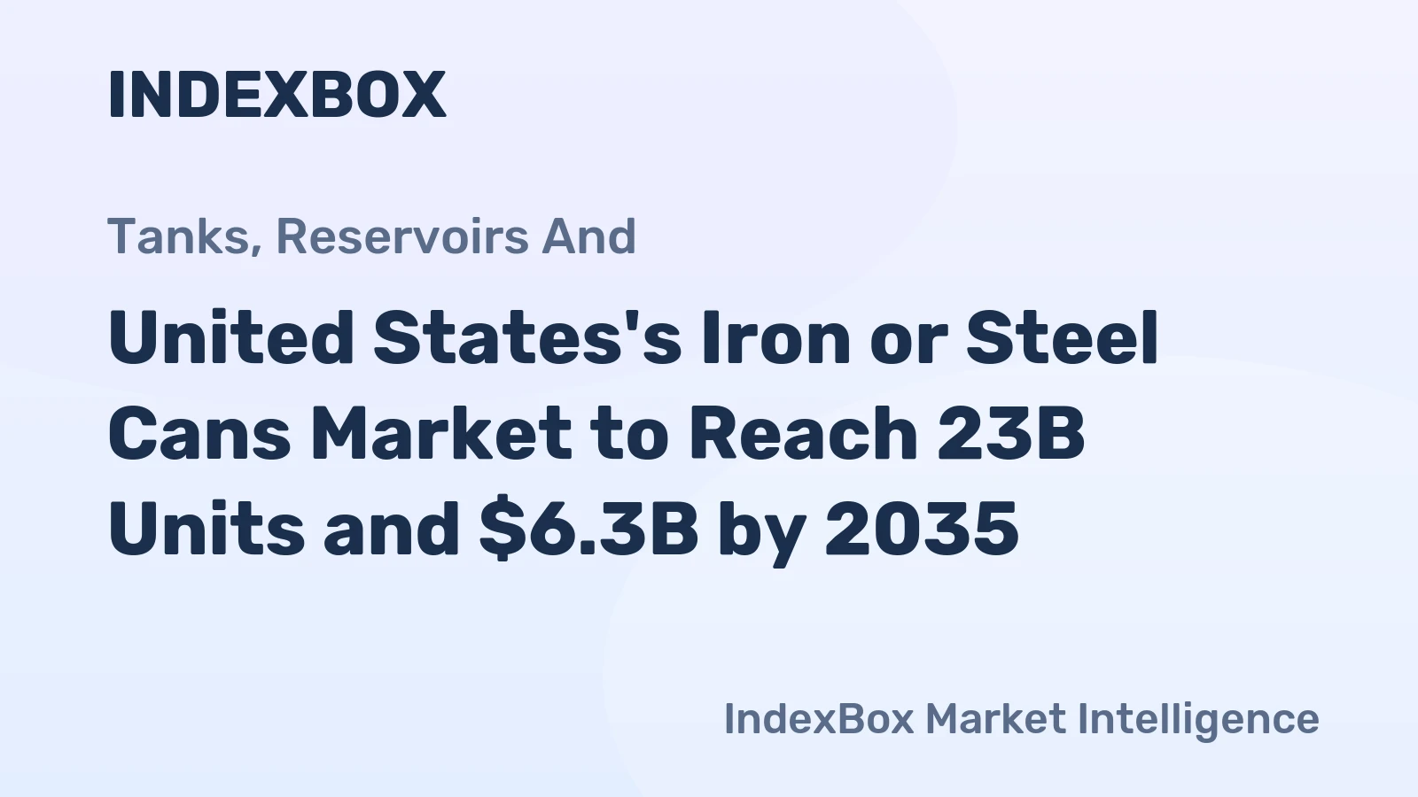 United States's Iron or Steel Cans Market to Reach 23B Units and $6.3B by 2035
