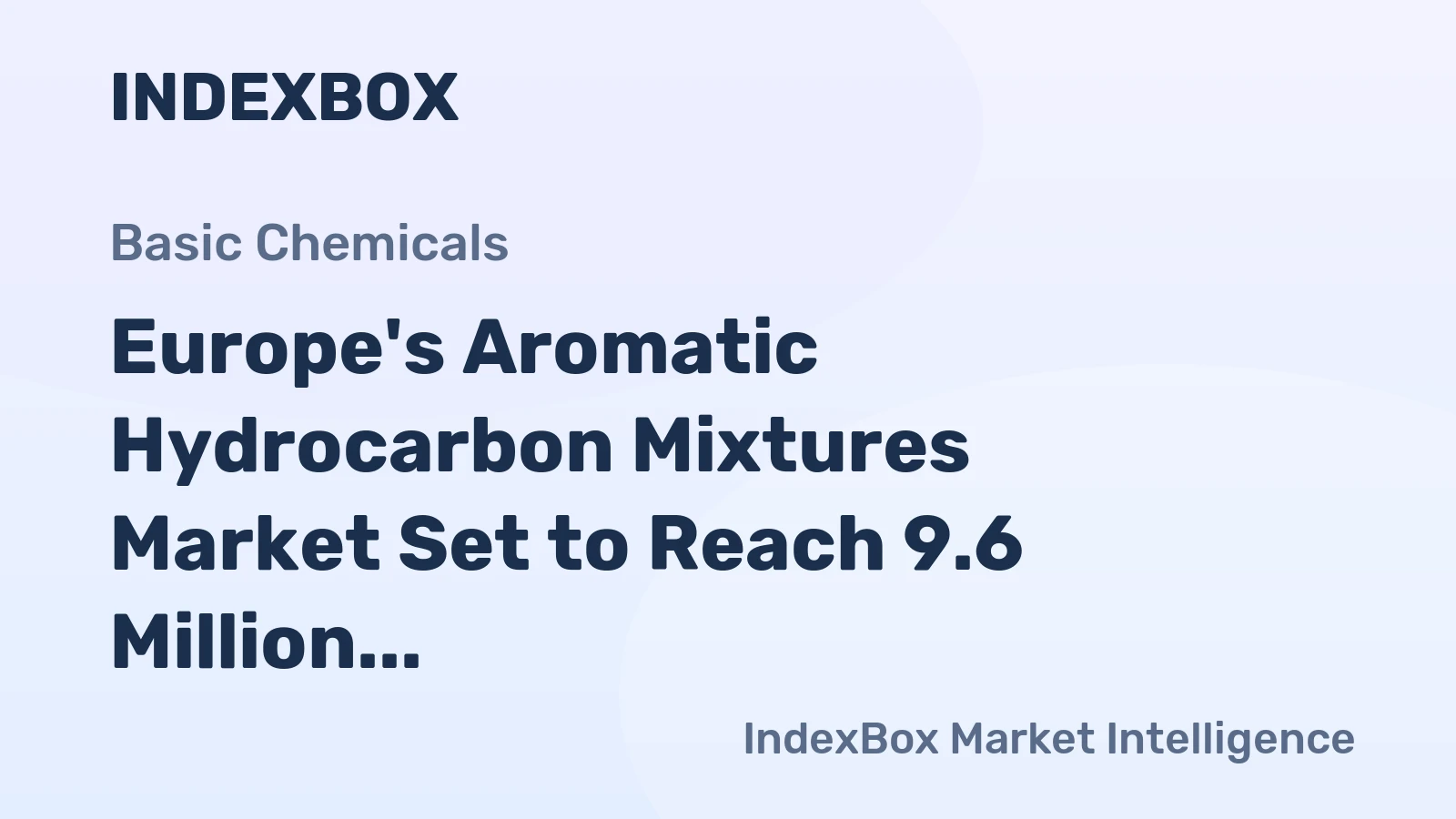 Europe's Aromatic Hydrocarbon Mixtures Market Set to Reach 9.6 Million Tons and $8.5 Billion by 2035