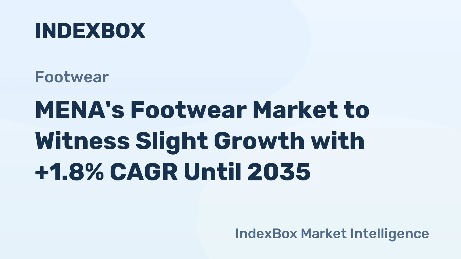 MENA's Footwear Market to Witness Slight Growth with +1.8% CAGR Until 2035