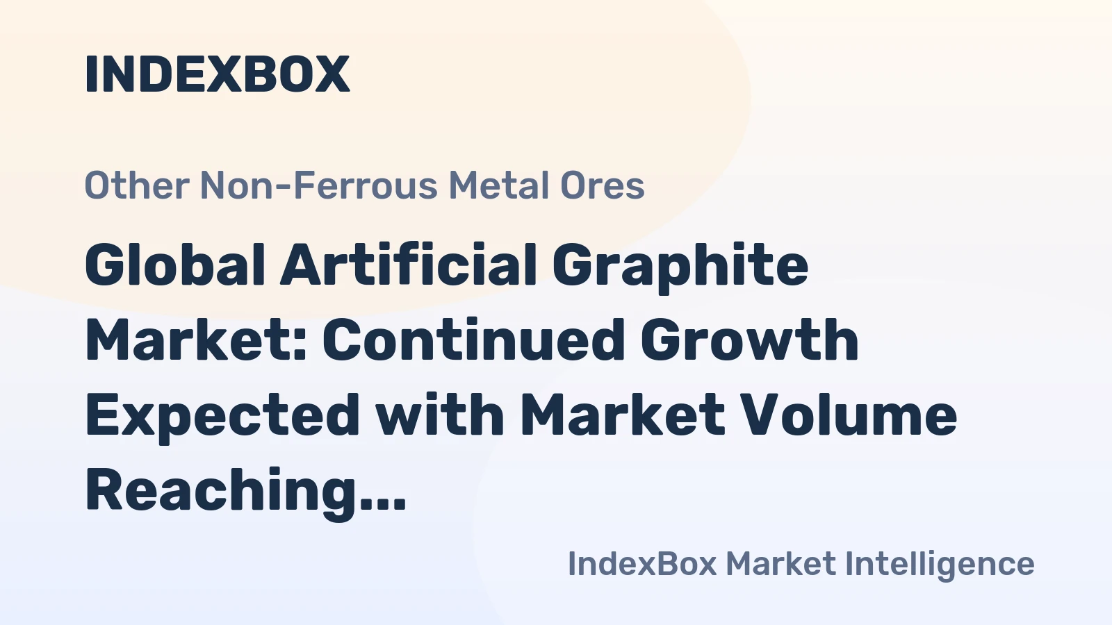 Global Artificial Graphite Market: Continued Growth Expected with Market Volume Reaching 4.9M Tons by 2035