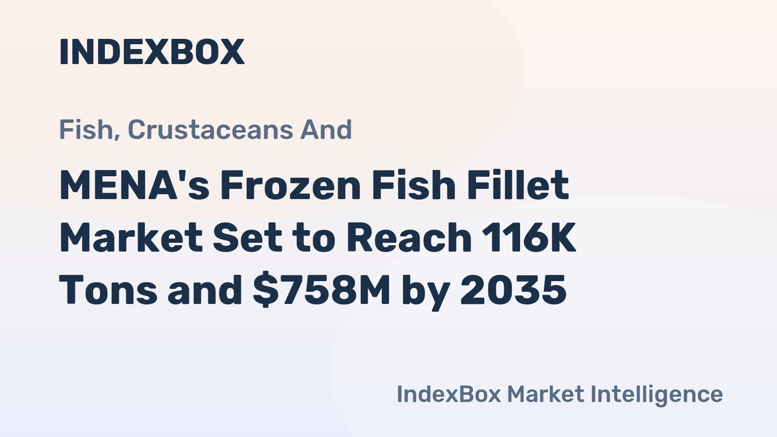MENA's Frozen Fish Fillet Market Set to Reach 116K Tons and $758M by 2035