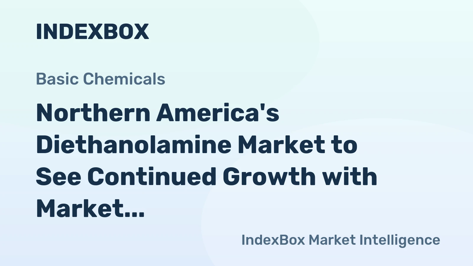 Northern America's Diethanolamine Market to See Continued Growth with Market Volume Reaching 114K Tons and Market Value at $142M by 2035