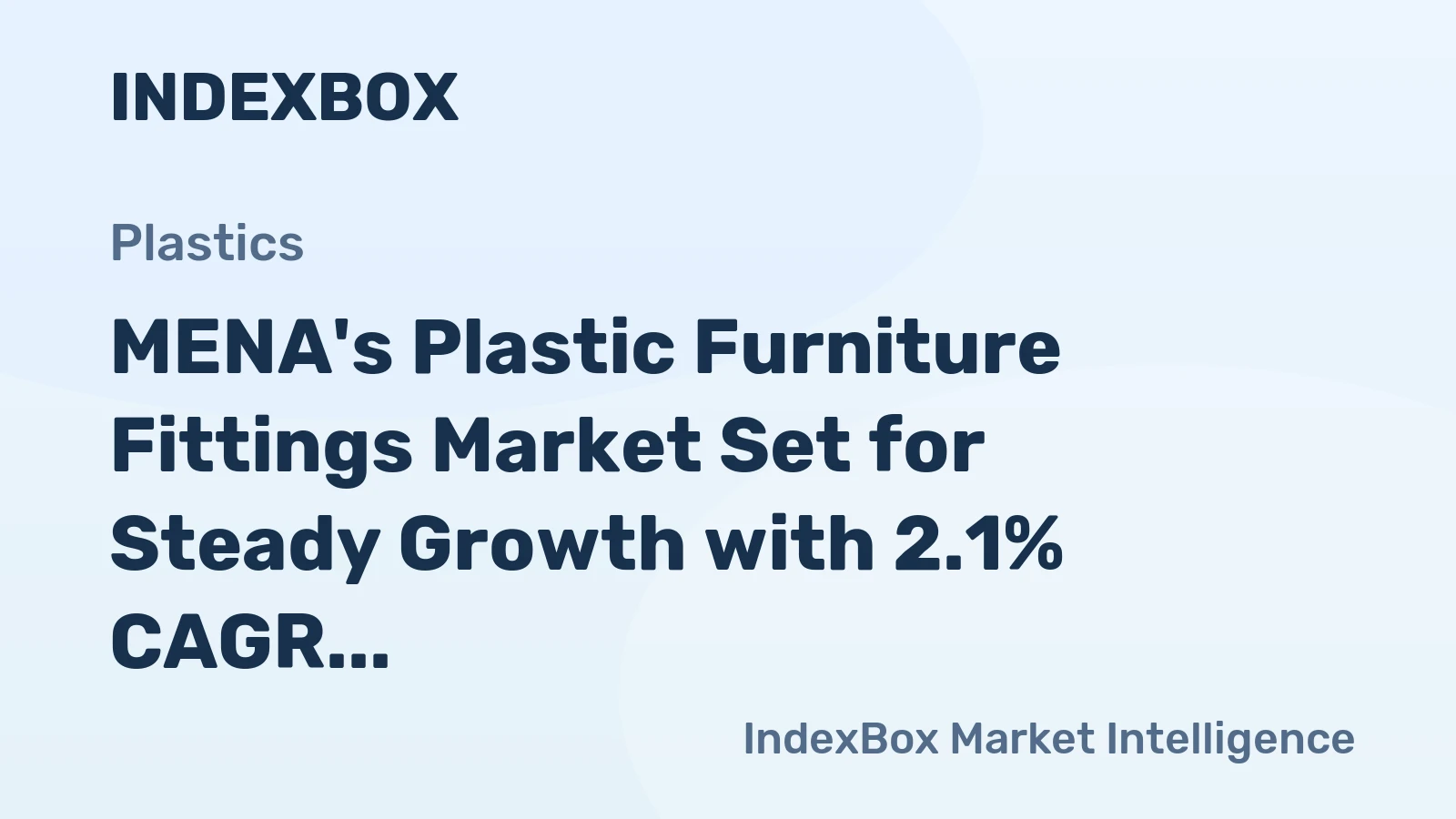 MENA's Plastic Furniture Fittings Market Set for Steady Growth with 2.1% CAGR Through 2035