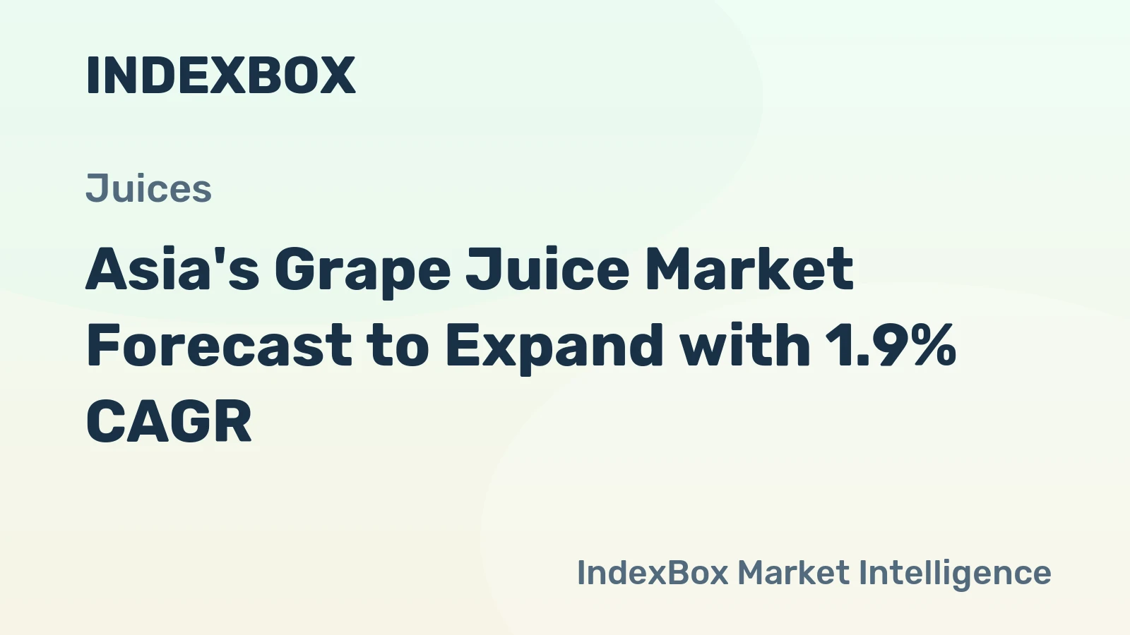 Asia's Grape Juice Market Forecast to Expand with 1.9% CAGR