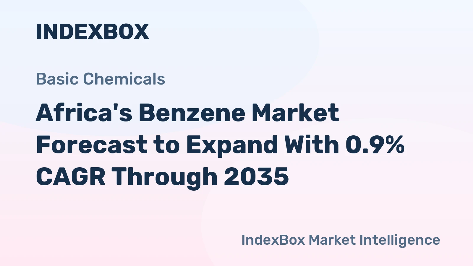 Africa's Benzene Market Forecast to Expand With 0.9% CAGR Through 2035
