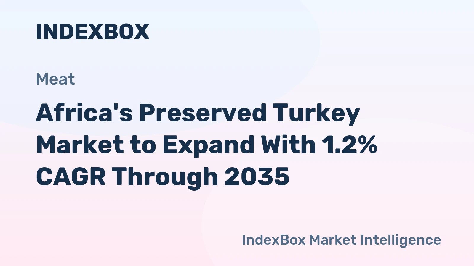 Africa's Preserved Turkey Market to Expand With 1.2% CAGR Through 2035