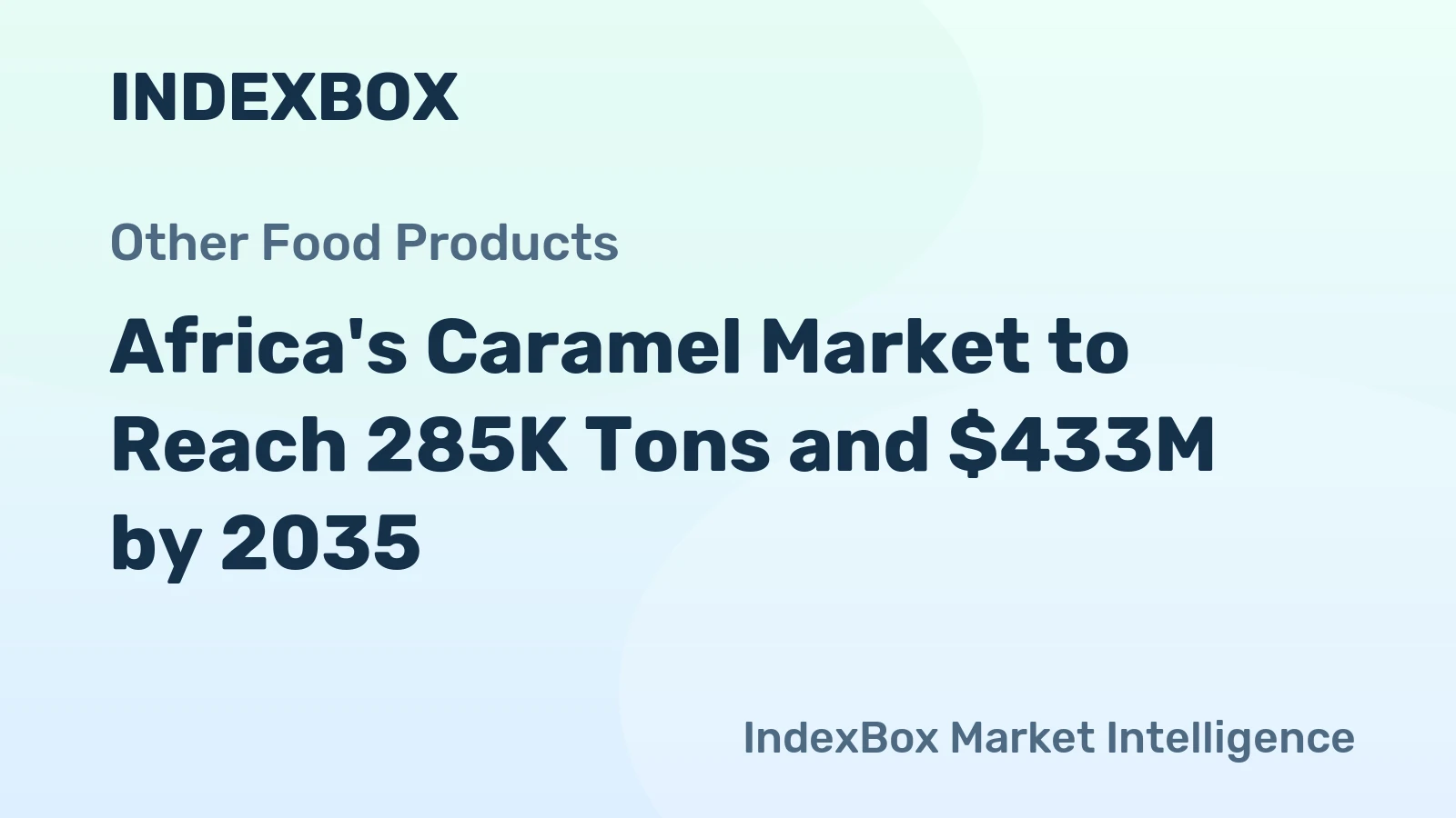 Africa's Caramel Market to Reach 285K Tons and $433M by 2035