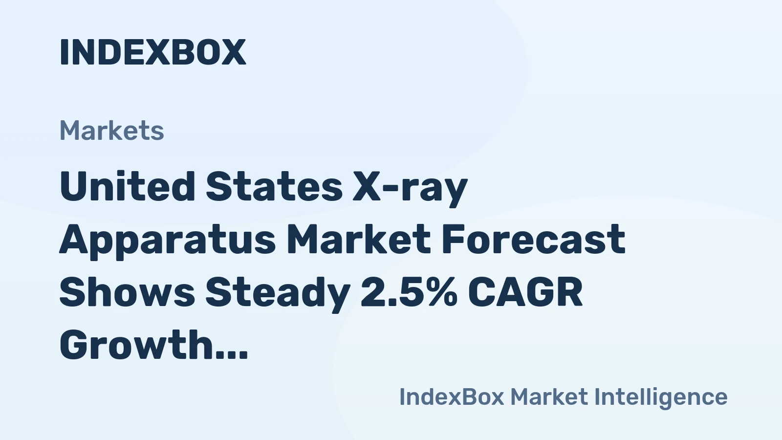 United States X-ray Apparatus Market Forecast Shows Steady 2.5% CAGR Growth Through 2035