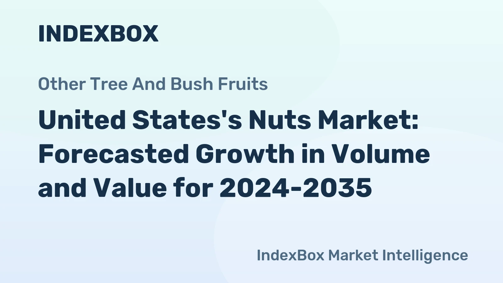 United States's Nuts Market: Forecasted Growth in Volume and Value for 2024-2035