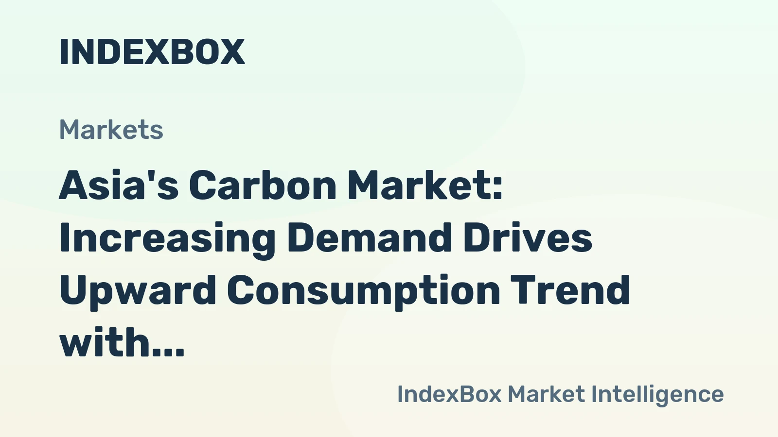 Asia's Carbon Market: Increasing Demand Drives Upward Consumption Trend with CAGR of +0.9%