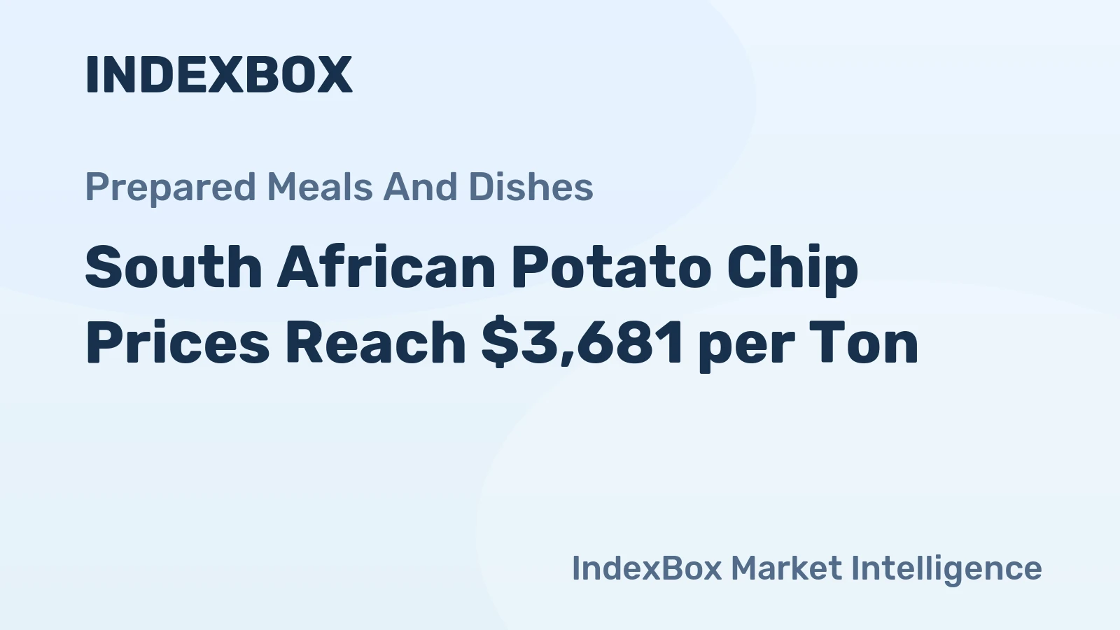 South African Potato Chip Prices Reach $3,681 per Ton