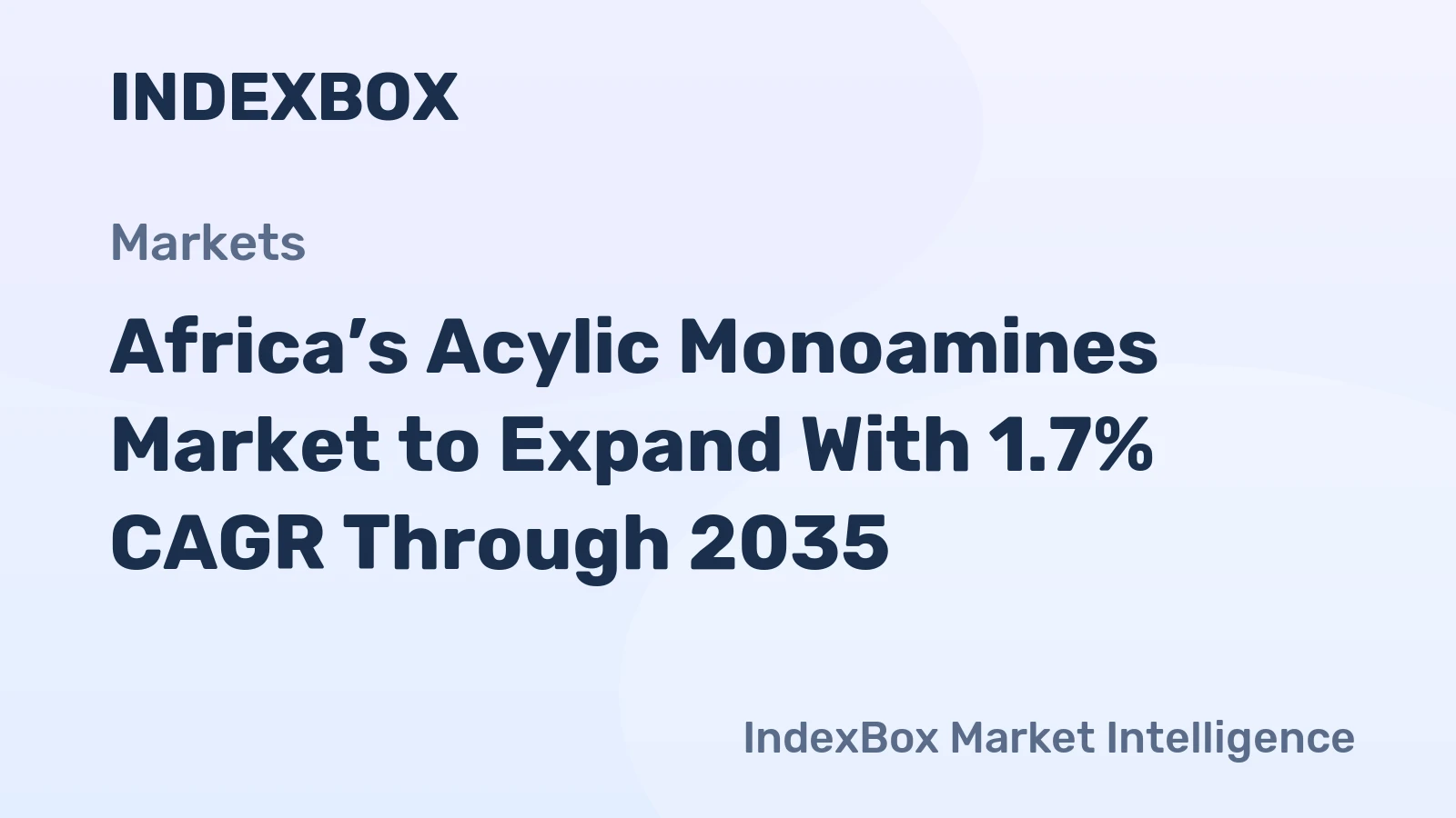 Africa’s Acylic Monoamines Market to Expand With 1.7% CAGR Through 2035