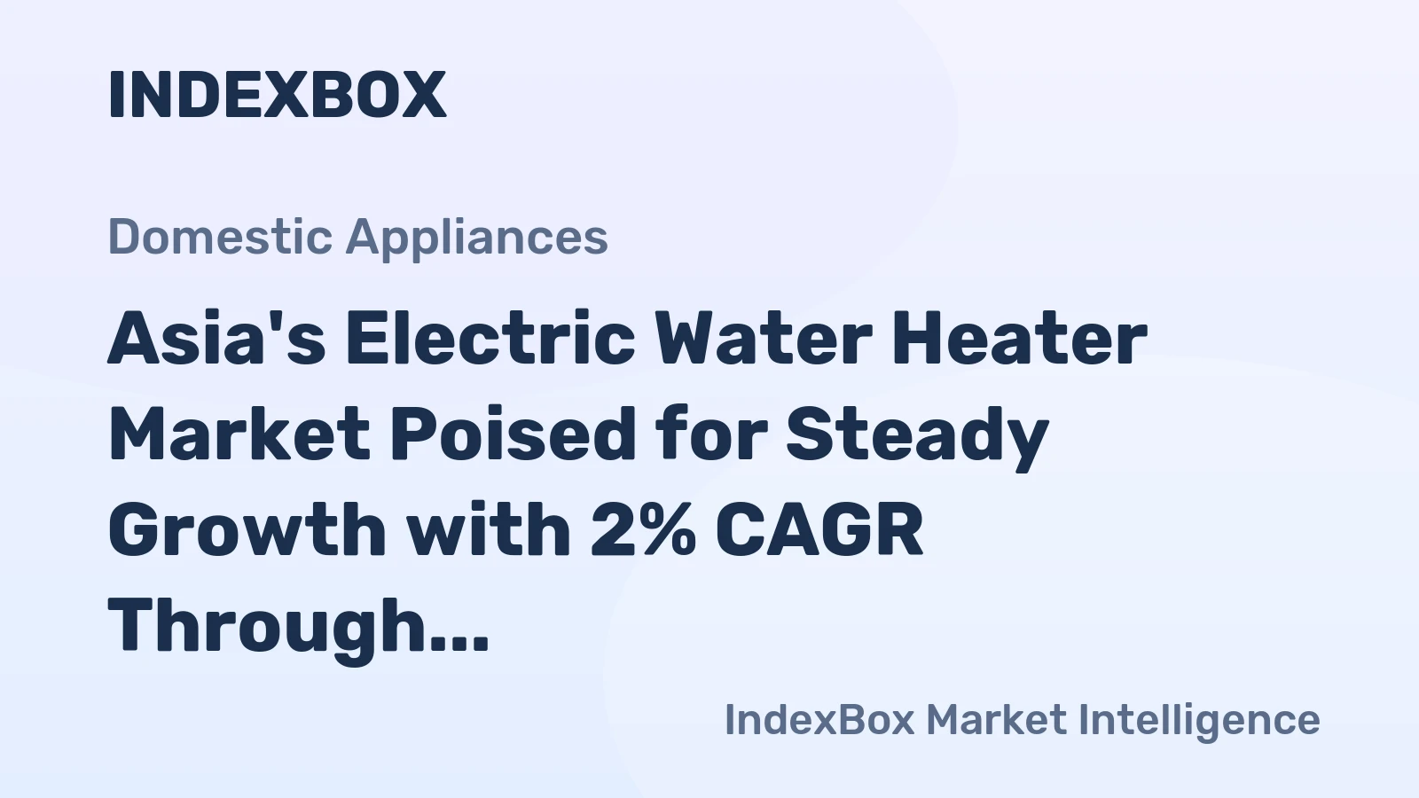 Asia's Electric Water Heater Market Poised for Steady Growth with 2% CAGR Through 2035