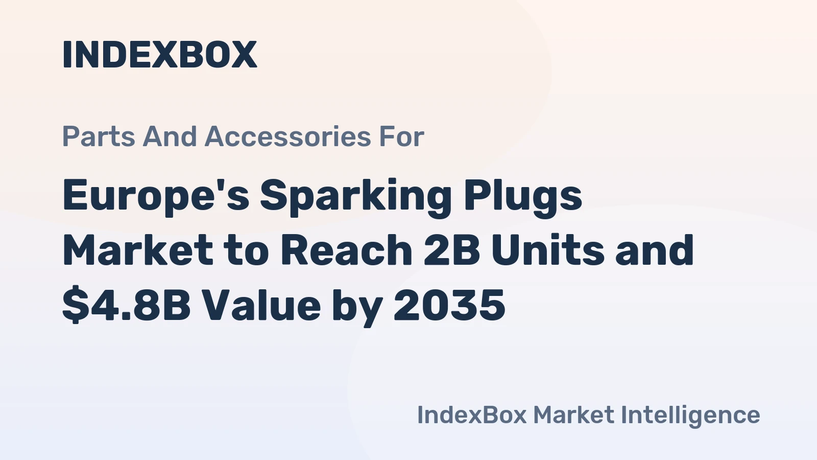 Europe's Sparking Plugs Market to Reach 2B Units and $4.8B Value by 2035