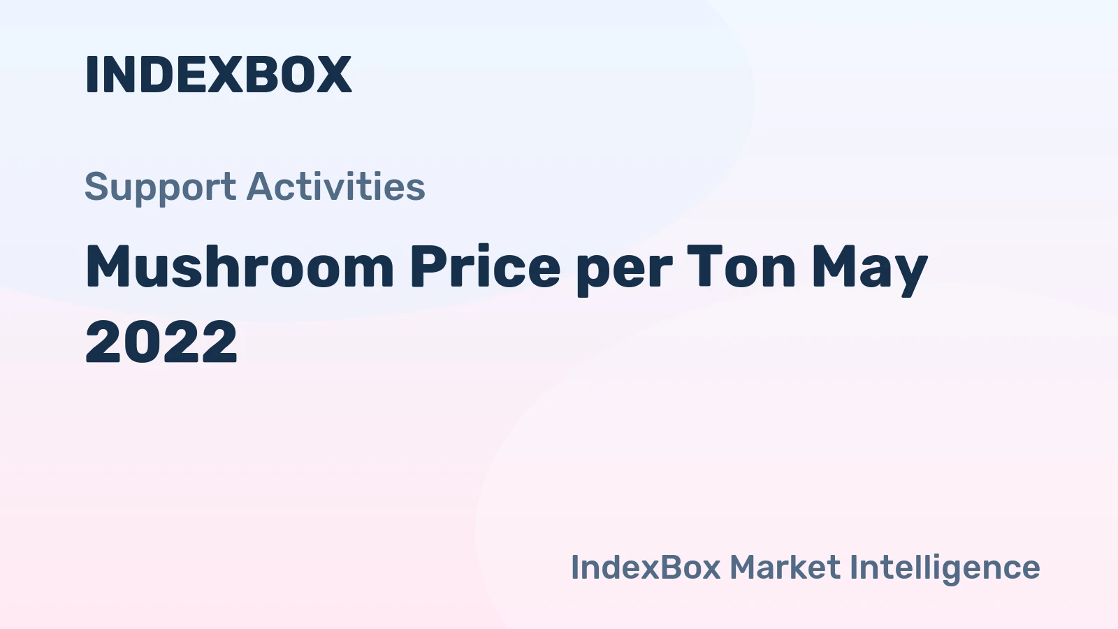 Mushroom Price per Ton May 2022