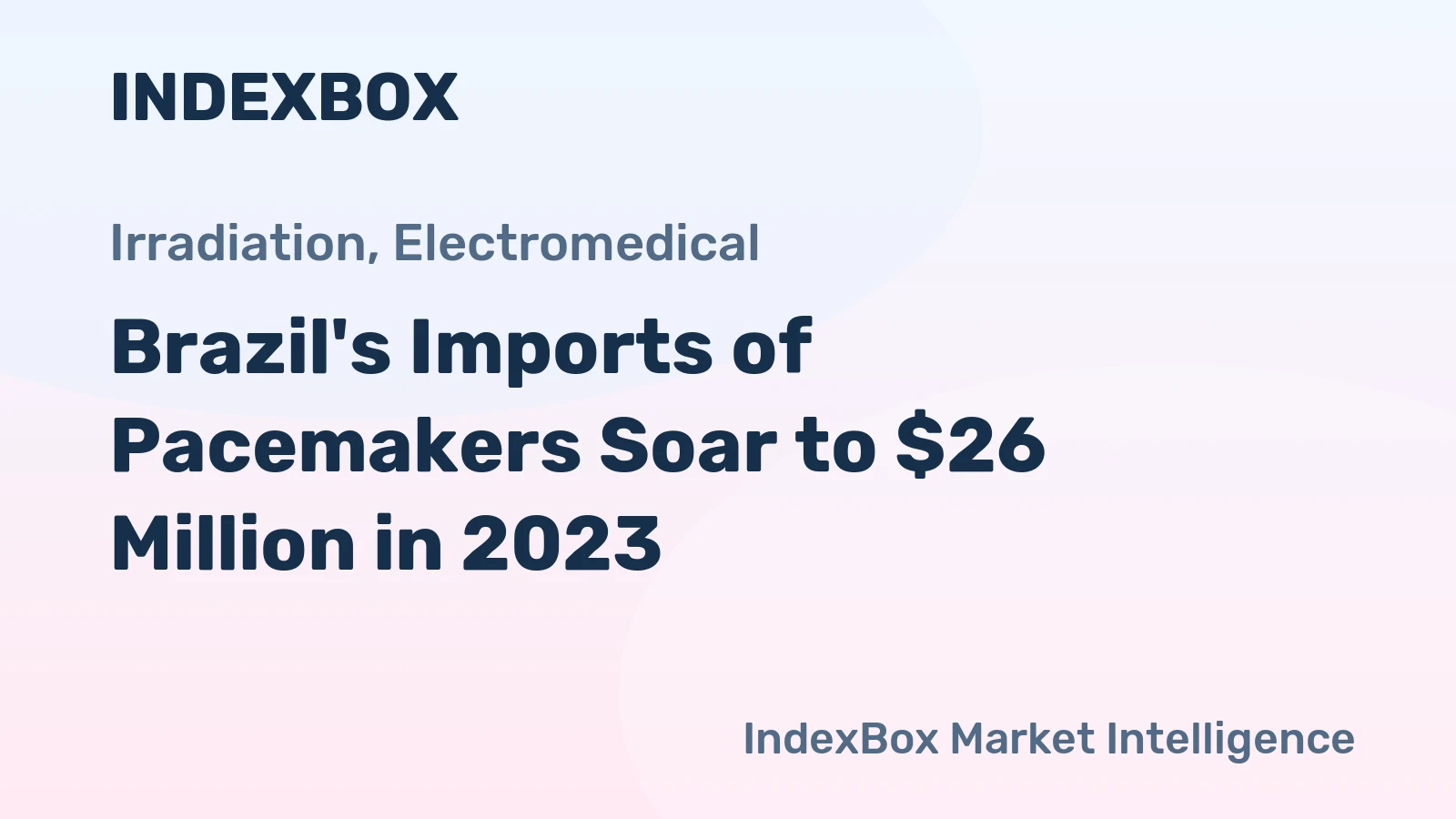 Brazil's Imports of Pacemakers Soar to $26 Million in 2023