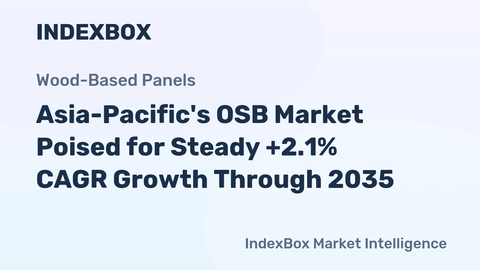 Asia-Pacific's OSB Market Poised for Steady +2.1% CAGR Growth Through 2035