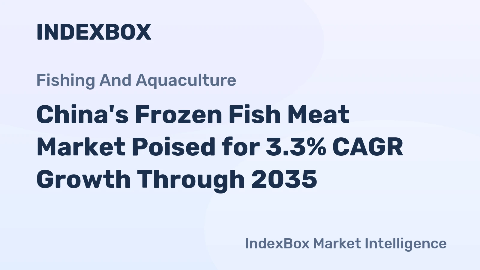 China's Frozen Fish Meat Market Poised for 3.3% CAGR Growth Through 2035