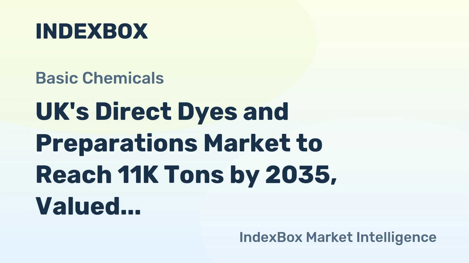 UK's Direct Dyes and Preparations Market to Reach 11K Tons by 2035, Valued at $75M